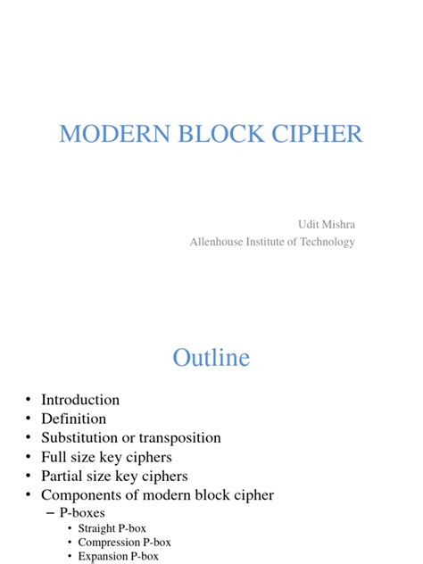 modernblockcipher 170817223658 pdf cipher encryption