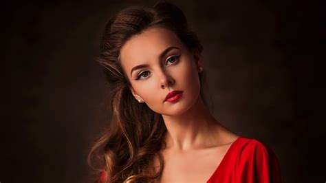Портрет девушка в красном · бесплатная фотография от danastr - картинки ...