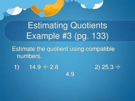 Ppt 3 2 Estimating Decimal Products And Quotients Powerpoint Presentation Id 6620517
