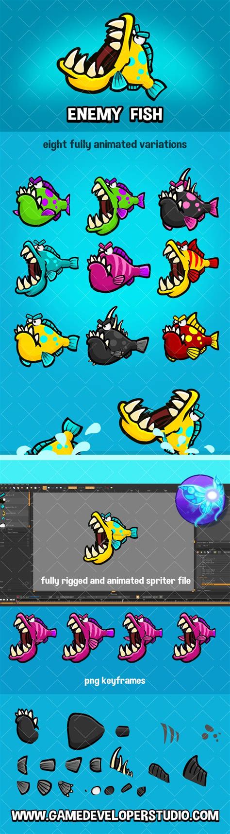 Enemy Fish Pack