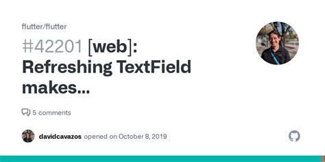 Web Refreshing TextField Makes FindRenderObject Null Issue 42201
