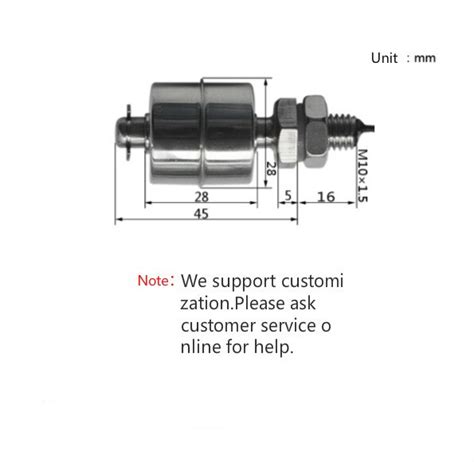 Elecall Water Level Liquid Sensor Float Switch 50w Grandado