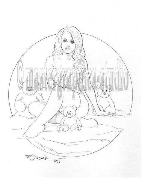 Sexy Goldilocks And The Three Bears Original Fantasy Pin Up Art By Joe
