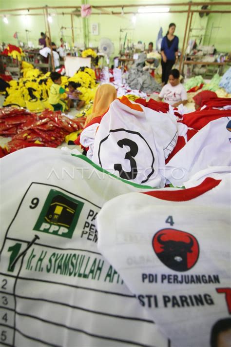 Konveksi Kaos Caleg Antara Foto