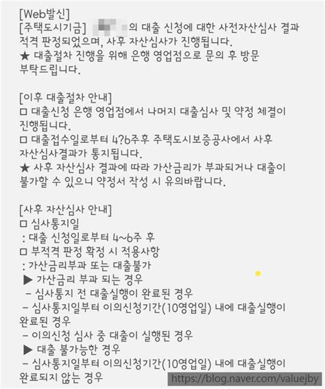 중소기업청년전세대출 신청순서80대출 후기 네이버 블로그
