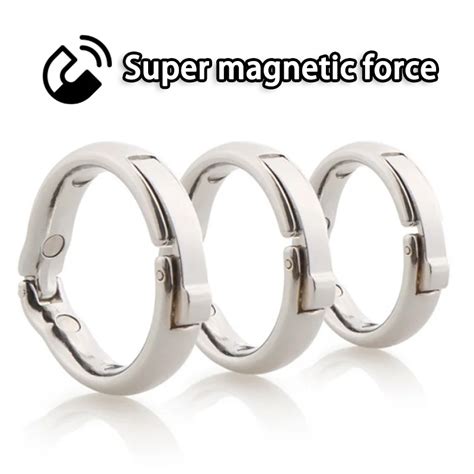 Men Magnet Energy Penis Ring Chastity Cage Sex Game Toys Crotch Cock