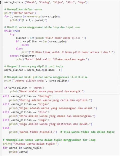 STRUKTUR DATA YANG DIGUNAKAN PADA POGRAM PYTHON DESINTIA RANDA YANJI