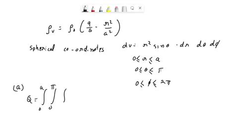 Solved The Volume Charge Density Inside An Atomic Nucleus Of Radius A