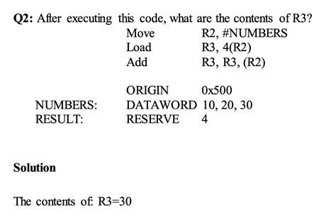 Solved Q2 After Executing This Code What Are The Contents Chegg