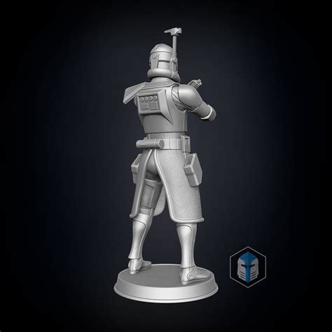 Captain Rex Figurine Pose 1 3d Print Files Galactic Armory