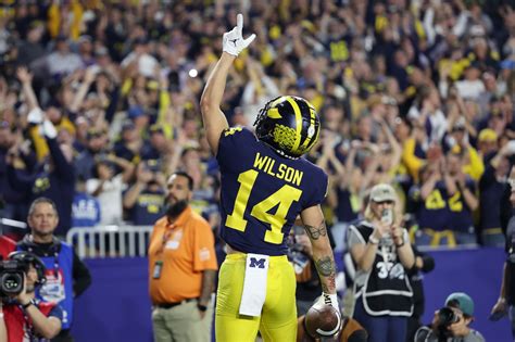 Michigan Wr Roman Wilson Moves Past Overturned Td In Cfp