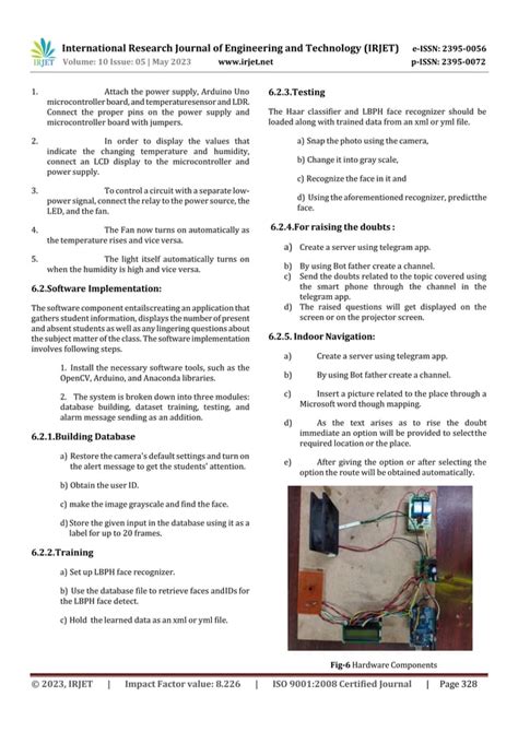 Smart Classroom Monitoring Using Machine Learning And IoT PDF