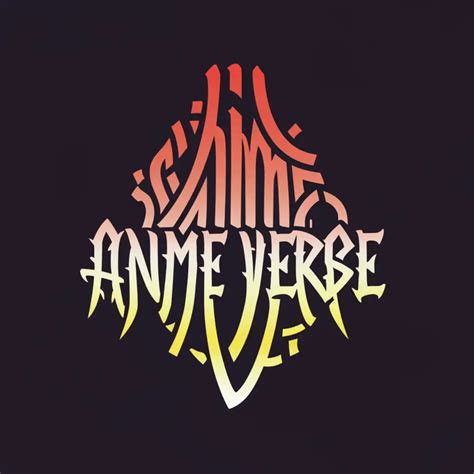 Logo Design For Anime Verse Vibrant Manga And Anime Theme For
