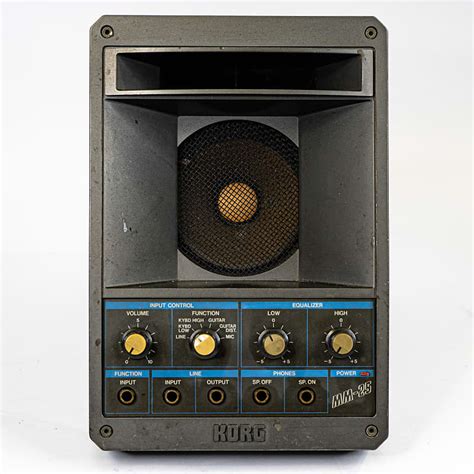 Korg Mm 25 Monitor Amplifier Speaker For Guitar Keyboard Reverb
