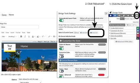 Making Module List Visible In Canvas Teaching Learning Resources ET I