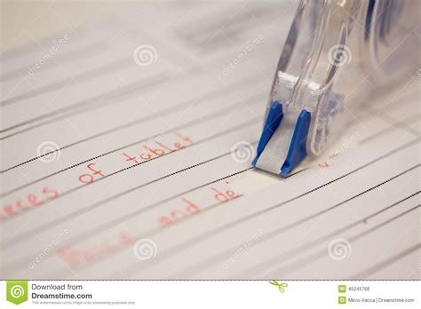 Correcting Tape Stock Photo Image Of Tool Tape Corrector 45245768