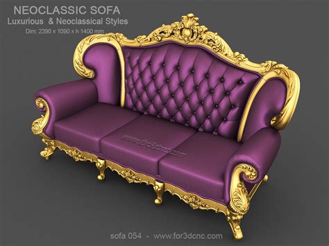 Sofa 054 Stl 3d Model For Cnc 3d Stl Model For Cnc Stl Model
