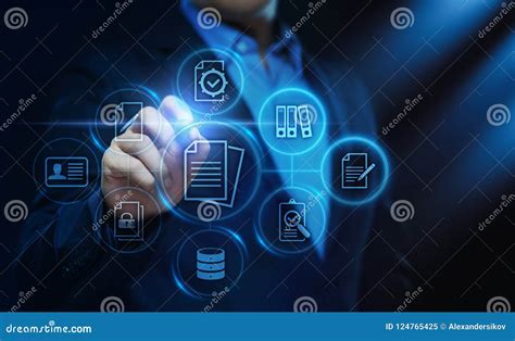 Document Management Data System Business Internet Technology Concept