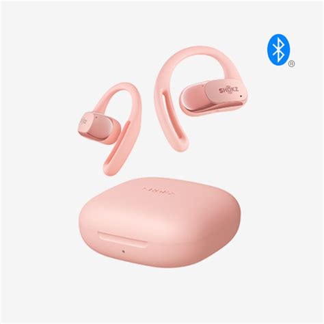샥즈 오픈핏 에어 블루투스 공기전도 이어폰 핑크 [t511 핑크 무선 이어폰] 가나스윔