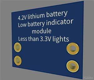 Lithium Battery Low Battery Indicator Module Share Project PCBWay