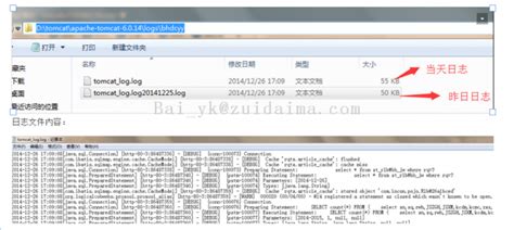 Apache Log4j日志记录到文件中，实现每天一个文件，两种实现形式的教程分享 代码 最代码
