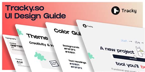 Trackyso Ui Design And Style Guide Figma