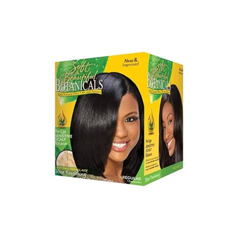 Soft And Beautiful Botanicals No Lye Sensitive Scalp Relaxer Regular L