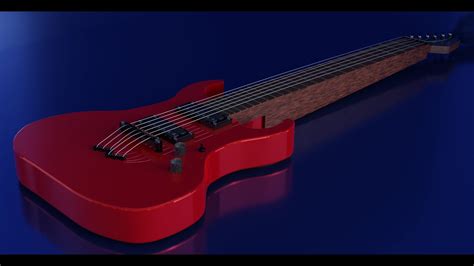 3d Modelling Guitar Part 1 Blender 3d Blenderart Tutorial
