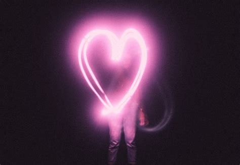 Fondos de Pantalla Luz Coraz Amor Neon Gráficos Imágenes y Fotos