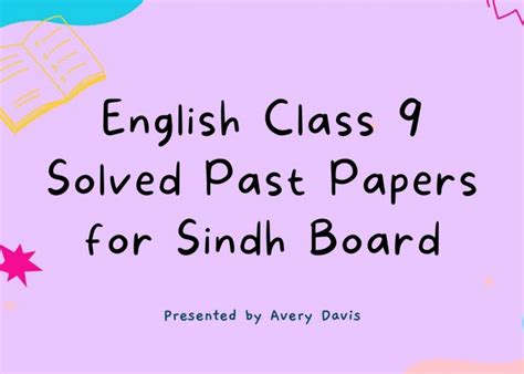Sindh Board English 9th Notes Perfect Notes 24u