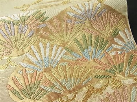 Japanese Silk Obi From Nishijin Etsy