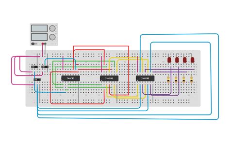 Circuit Design Demux Tinkercad