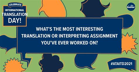 Share An Interesting Assignment American Translators Association Ata