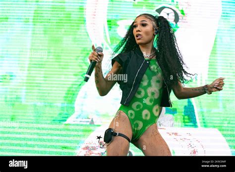 Rapper Coi Leray Performing At Breakout Festival At The Pne