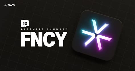 Fncys December Summary Hello Everyone Heres Our December… By Fncy