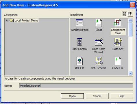 Creating Custom User Control Designers In Aspnet Codeproject