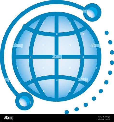 Global Sphere Line And Gradient Style Icon Design Communication