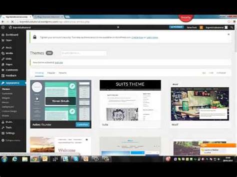 Basic Wordpress Tutorial YouTube