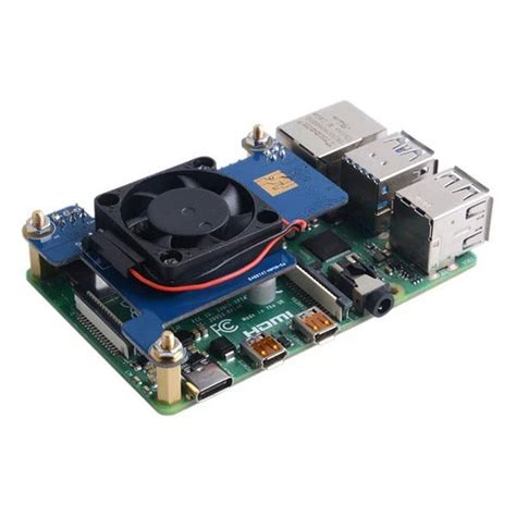 Poe Hat Module Power Over Ethernet Expansion Board With Cooling Fan 30x30x7mm For Raspberry Pi