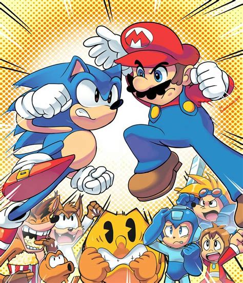 Sonic Vs Mario