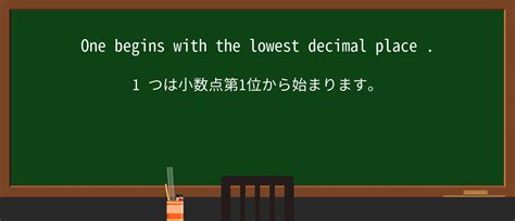 【英単語】decimal Placeを徹底解説！意味、使い方、例文、読み方