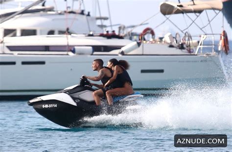 Jessica Aidi Sexy Enjoys A Day With Marco Verratti At The Beach While On Their Honeymoon In