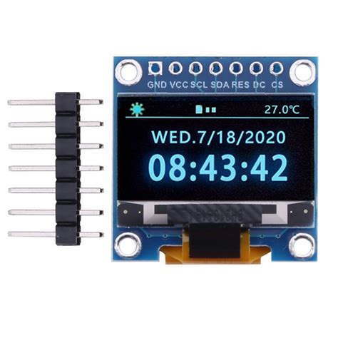 Módulo De Pantalla Oled De 096 Pulgadas Interfaz Ic Spi Del Módulo Lcd