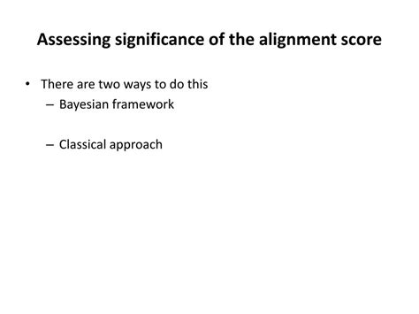 ppt scores and substitution matrices in sequence alignment powerpoint