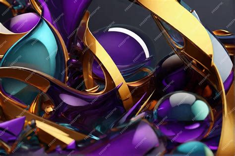 Premium Vector An Abstract Rotating 3d Reflective Mirror Orb Background