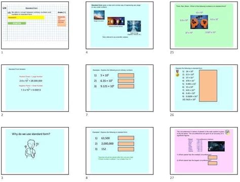 Teaching Standard Form Engaging Lesson Powerpoint
