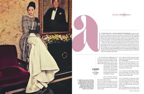 Lucy Liu Cover Feature By Sam Mittelsteadt