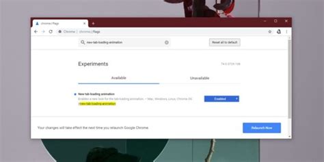 How To Enable The New Page Loading Animation In Chrome