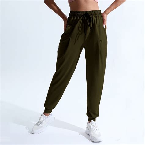 Bltiby Yoga Pants For Women Spring Fall High Waisted Solid Colour
