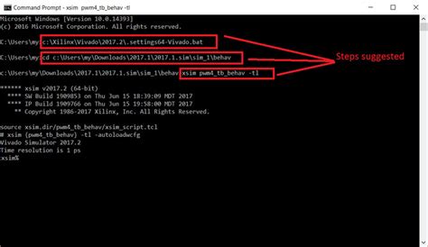 2017 2 vivado simulator simulation does not launch unknown error